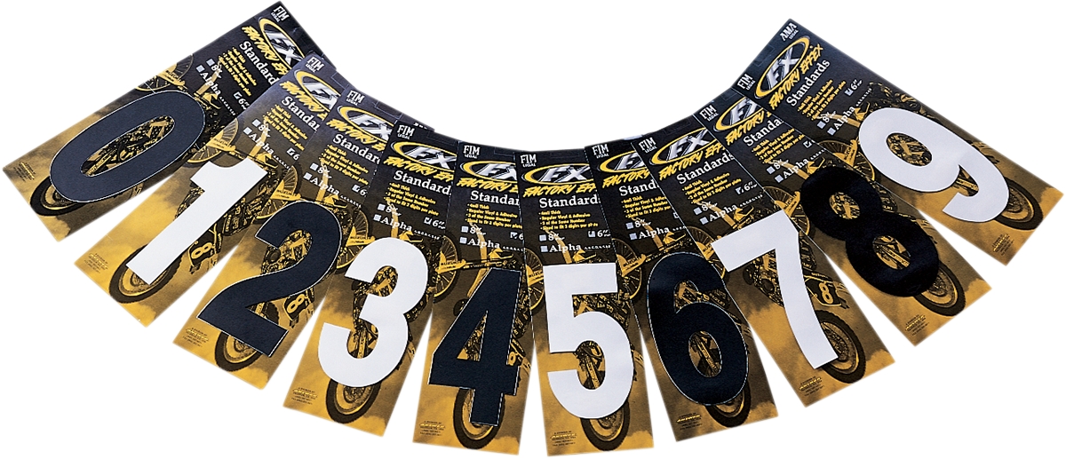 Factory Effex - FX02-4469 - Standard Number 6in., No.9 - White for sale ...