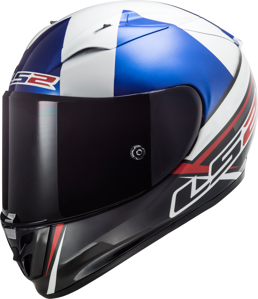 LS2 Blue/White/Black/Red Arrow EVO McPhee Helmet (Adult L) 323-9124 for ...