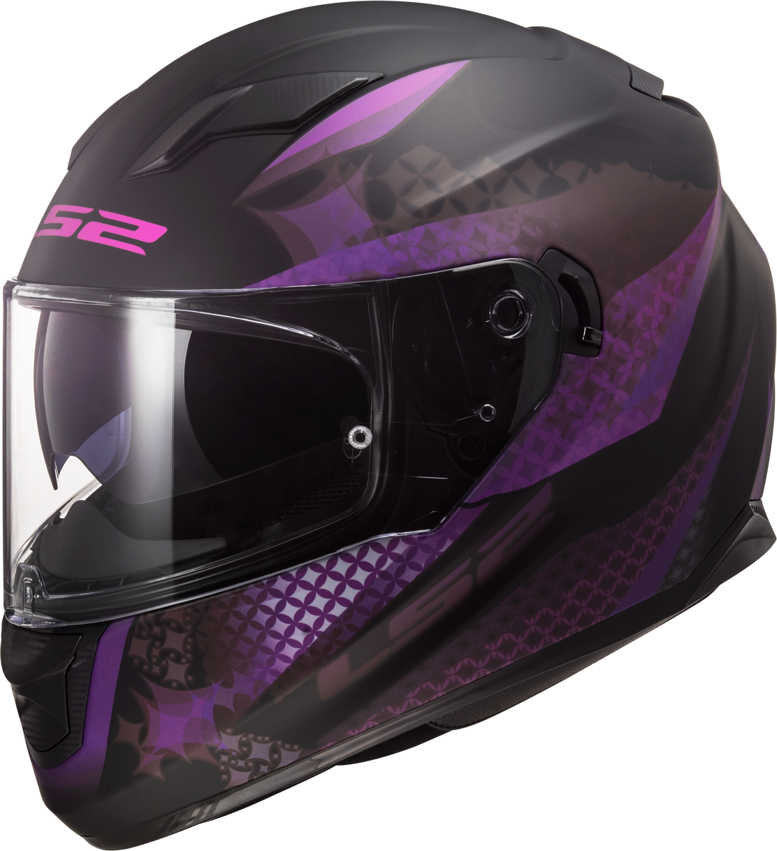 LS2 Helmets Full Face Stream Lux Helmet Matte Black Pink - X-Small for ...